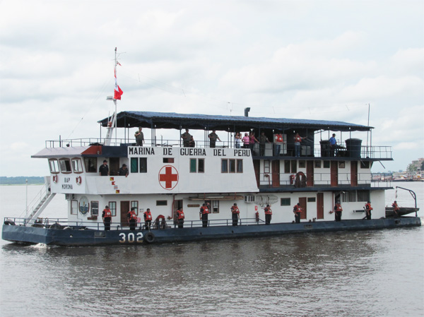 Zarpó la Cañonera Fluvial BAP “MARAÑÓN” y el buque hospital BAP “MORONA ...