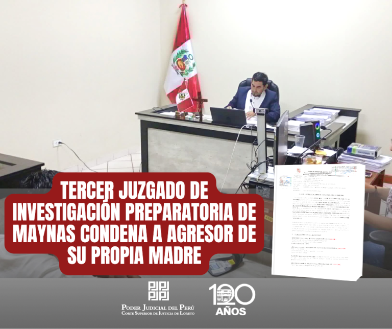 Corte de Loreto condena a sujeto con trabajos comunitarios por agredir ...